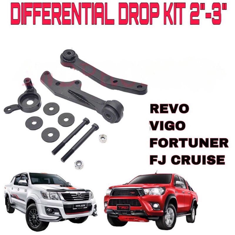 DIFFERENTIAL DROP KIT FOR TOYOTA HILUX VIGO / REVO 4x4 Car Accessories ...