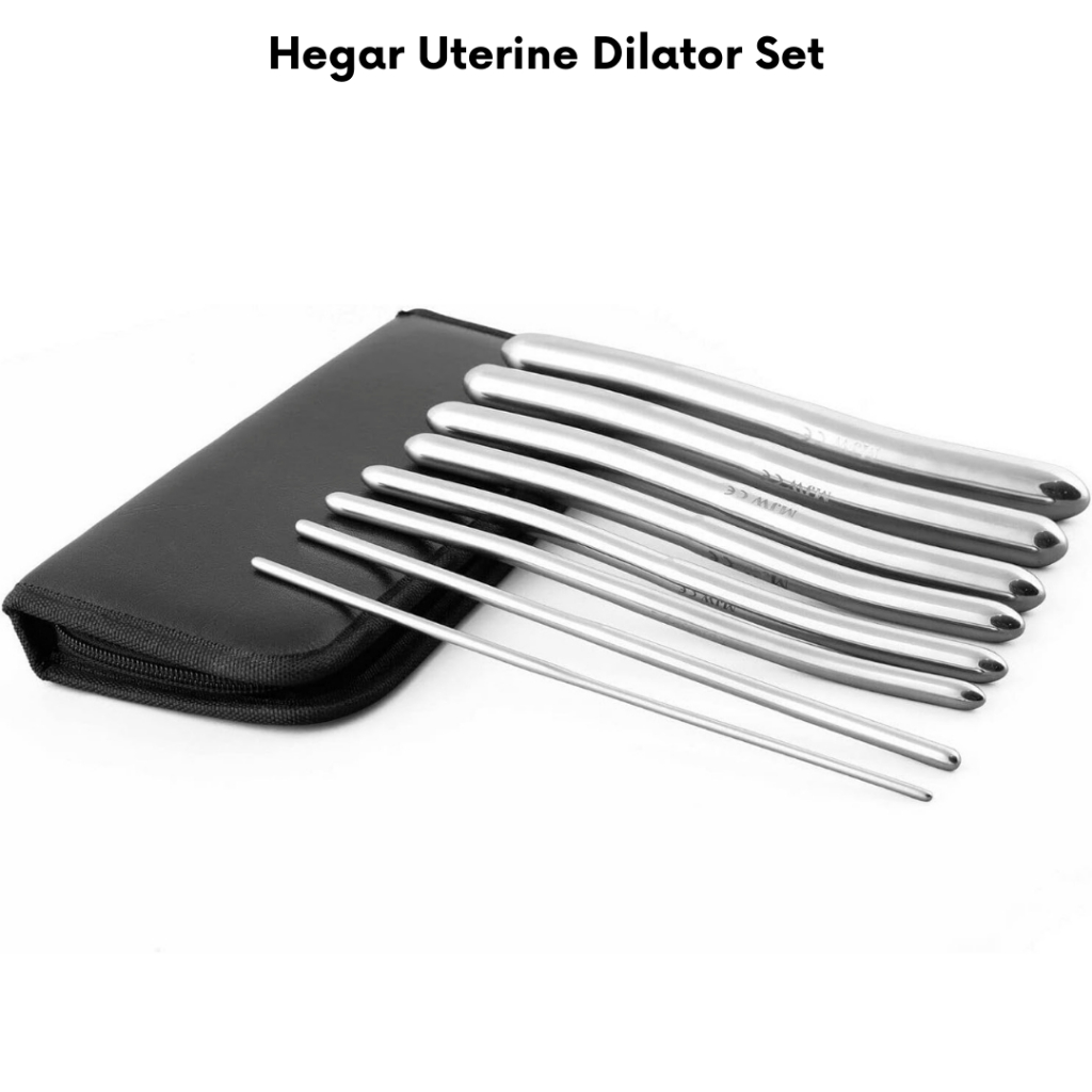 8 Pcs Stainless Steel Double Ended Hegar Dilators Set with Pouch ...