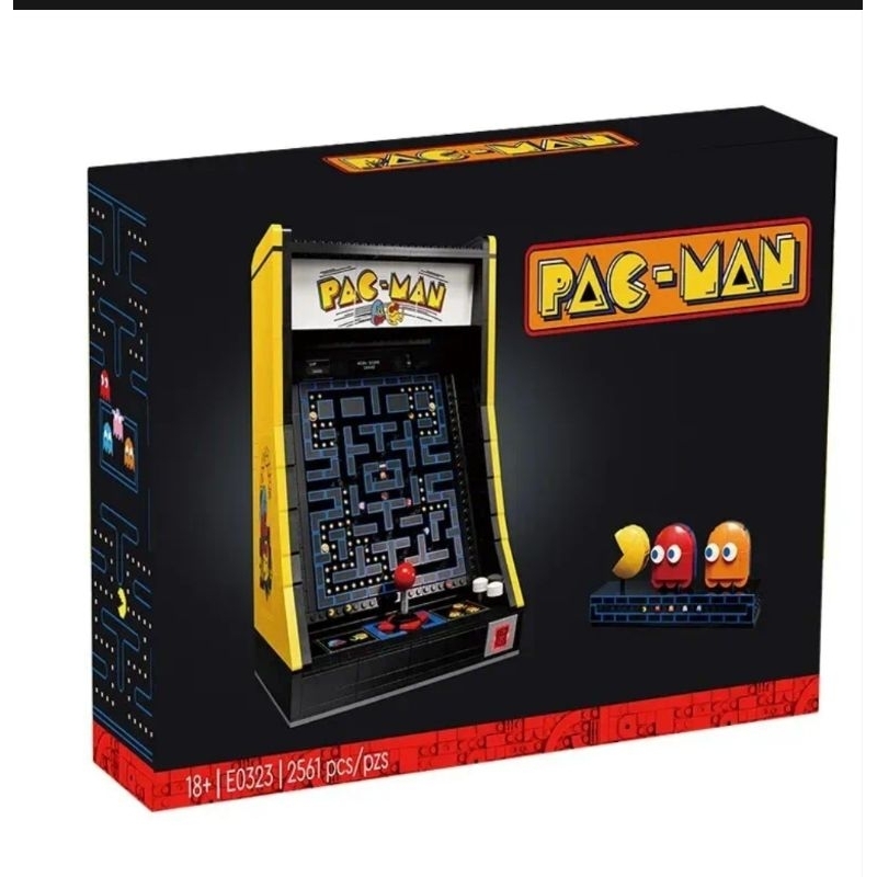 BATCAVE SHADOW BOX CLASSIC & PAC MAN ARCADE MACHINE BUILDING BLOCKS ...