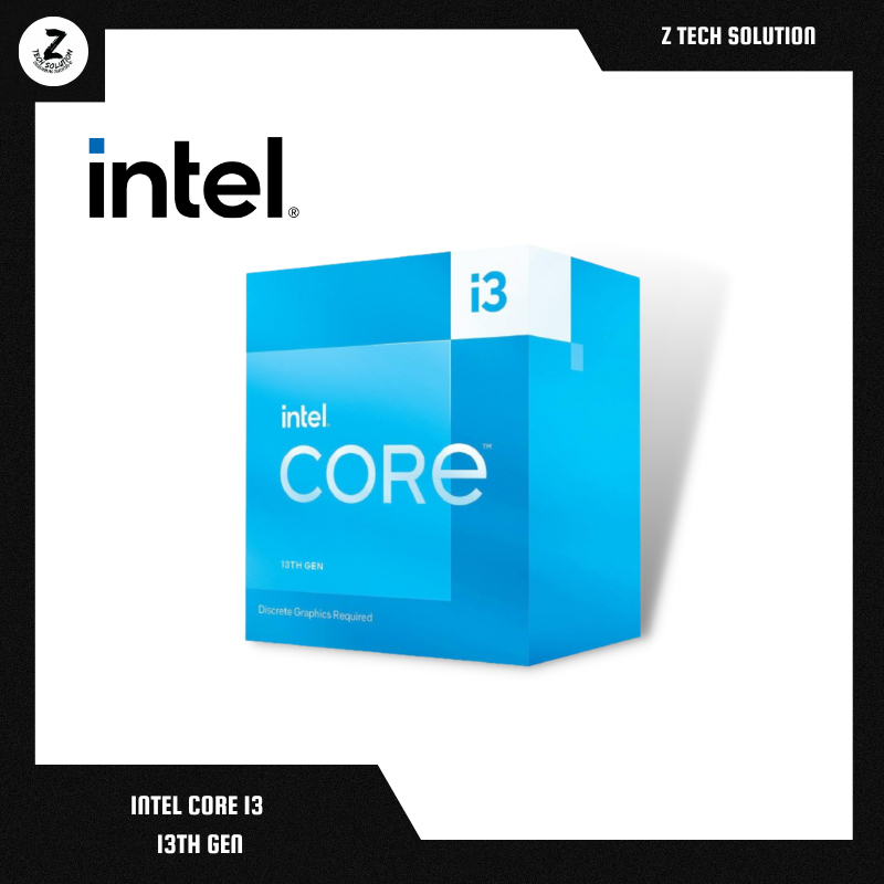 Intel® Core™ i3-13100 / i3-13100F [ 4-Core/8-Threads ] Intel Processor ...