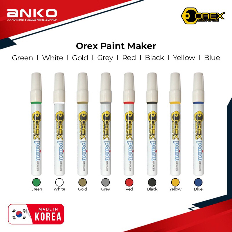 OREX PAINT MARKER (MADE IN KOREA) | Shopee Malaysia