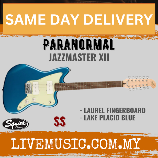 Squier Paranormal Jazzmaster XII 12-String Electric Guitar, Olympic ...