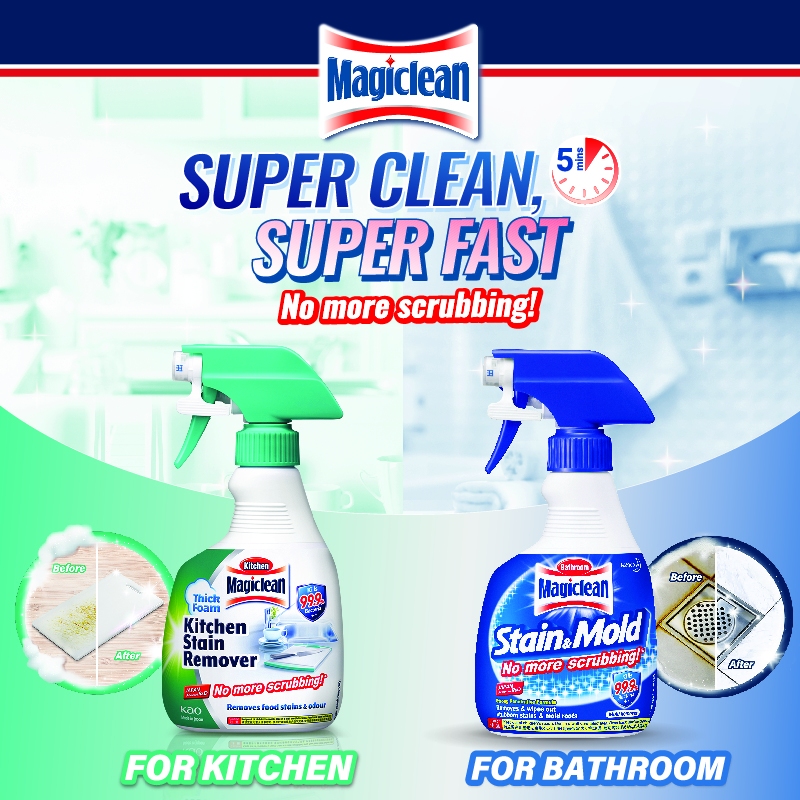 MAGICLEAN Bathroom Stain and Mold Remover Refill (400ml) | Shopee Malaysia