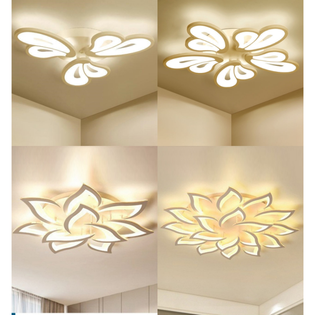 Modern Nordic LED Ceiling Light Chandelier Moden Lampu Hiasan Lampu ...