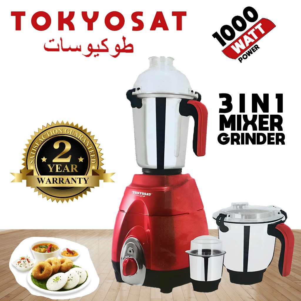 Tokyosat Blender Technology Blender 3 in 1 System with extra jar ...