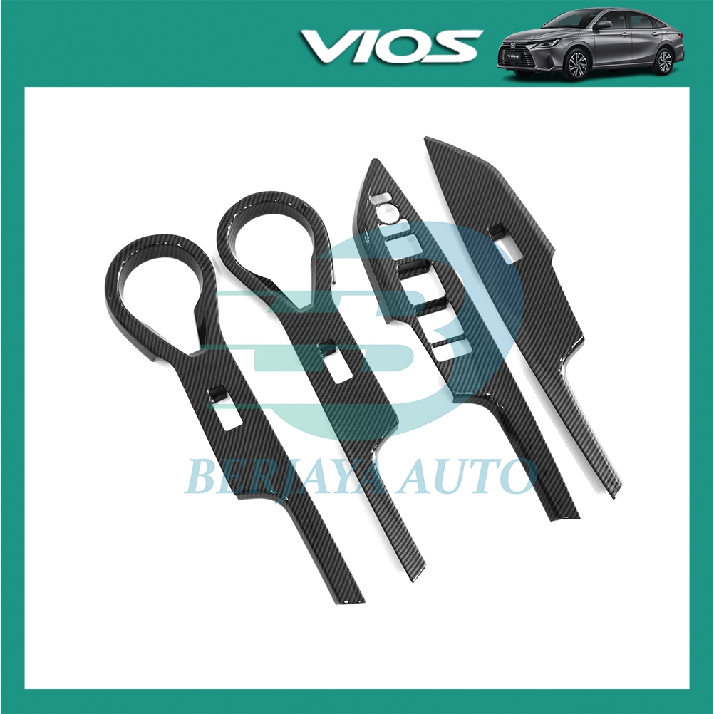 Toyota Vios AC100 (2023-2025) Window Switch Panel Carbon Vios AC100 ...