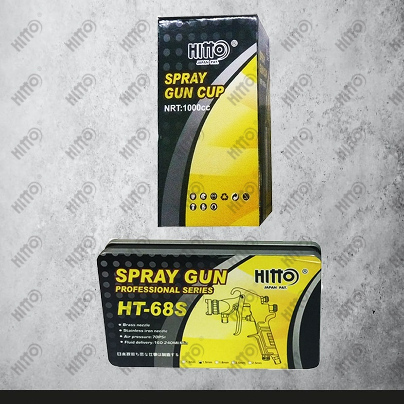HITTO AIR SPRAY GUN 2MM ( NOZZLE ) CUP 1000ML /SET HT-68S | Shopee Malaysia