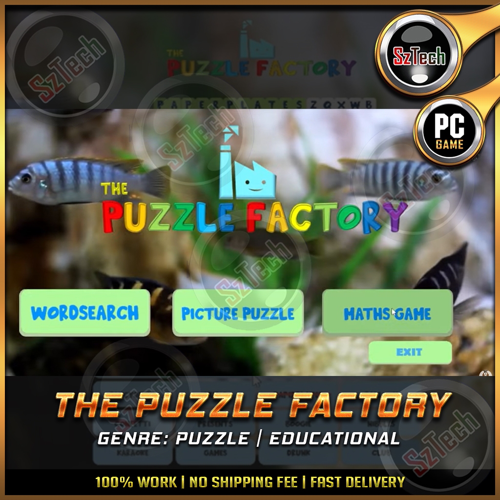 The Puzzle Factory [PC Game] 🔥Educational - Puzzle🔥Kids Games | Shopee ...