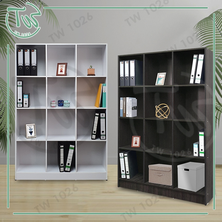 TW【Ready Stock】12 Tier Book case/Book shelf/Filing Cabinet/Rak Buku ...