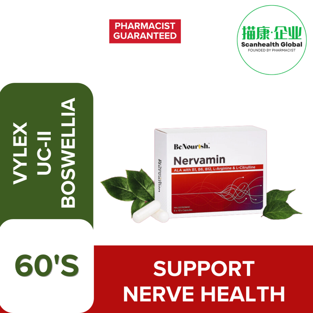 BENOURISH NERVAMIN | Nerve Health Support | Relief Numbness | Suitable ...