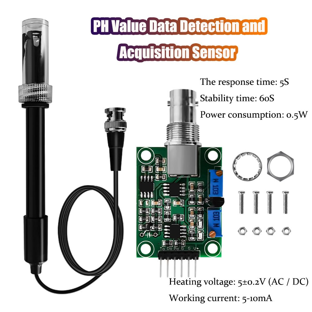 Ph Value Data Detection And Acquisition Sensor Module Acidity And
