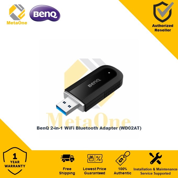 BenQ 2-in-1 WiFi Bluetooth Adapter (WD02AT) | Shopee Malaysia