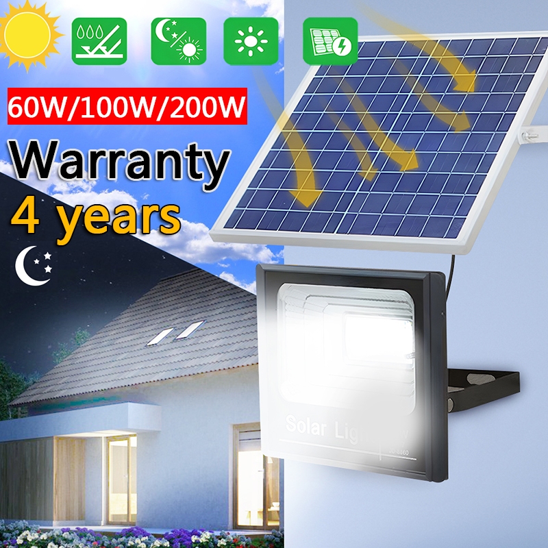 200WOutdoor Solar Light Super bright Solar LED Light With Charged Power ...