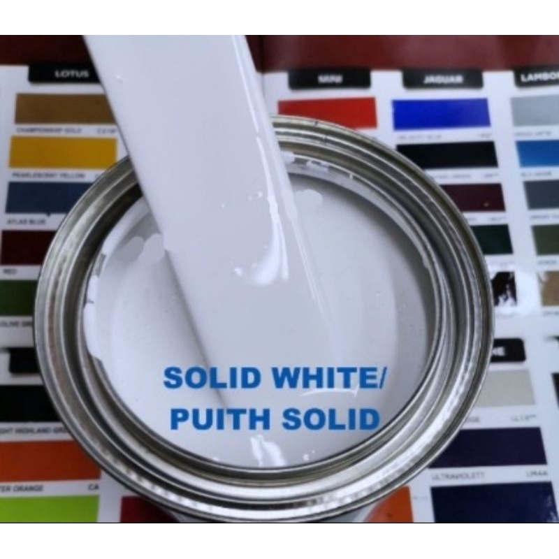 2K PAINT SOLID WHITE/PUTIH SOLID /CAT BANCUH/CAT KERETA | Shopee Malaysia