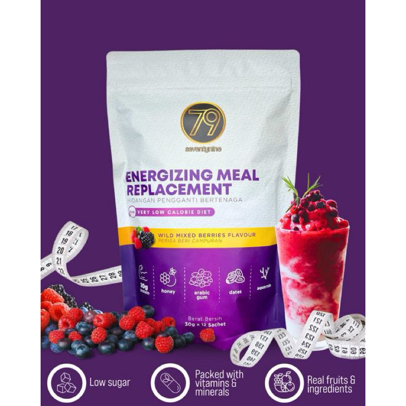 79 Wellness Energizing Meal Replacement Wild Mixed Berries Flavour ...