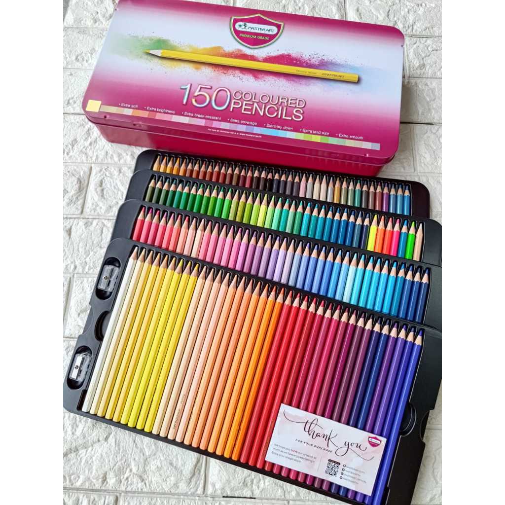 MasterArt Colour Pencil 72/124/150 | Shopee Malaysia