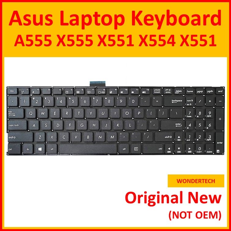 Asus A555 X555 X551 X554 X551 Laptop Keyboard ORIGINAL NEW | Shopee ...