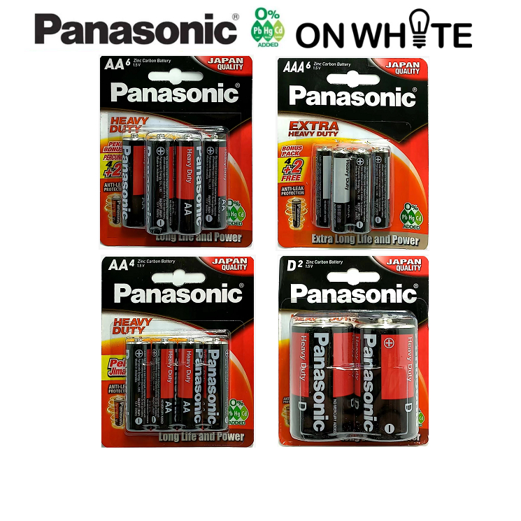 PANASONIC EXTRA HEAVY DUTY BATTERY AA / AAA / D2 BIG SIZE | Shopee Malaysia