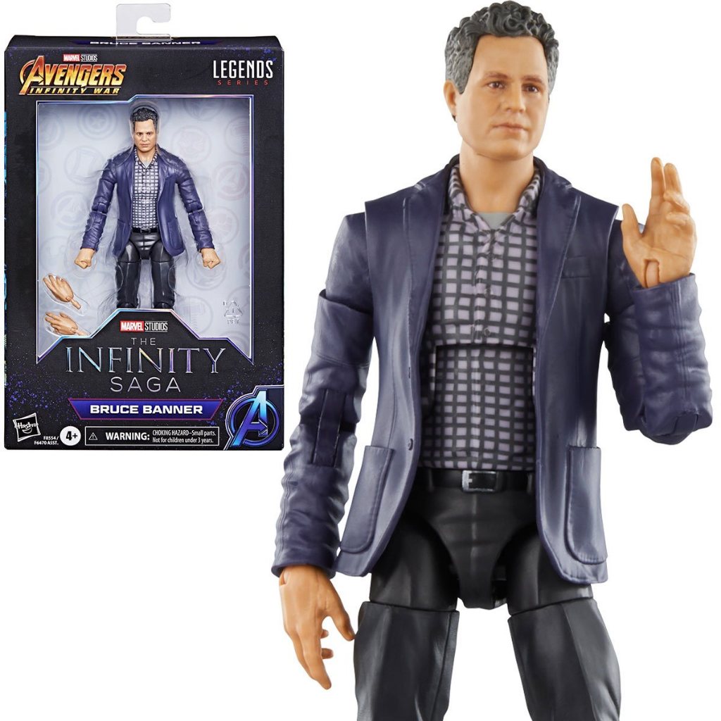 Marvel Legends Avengers Infinity Saga 6"inch Bruce Banner Action Figure ...