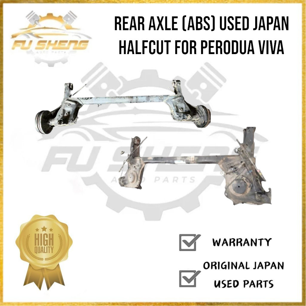FuSheng-Rear Axle (ABS) Used Japan Halfcut For Perodua Viva | Shopee ...