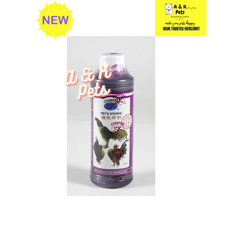 SK Champion Ayam vitamin and ubat herbal selesema mata anak Ayam ...