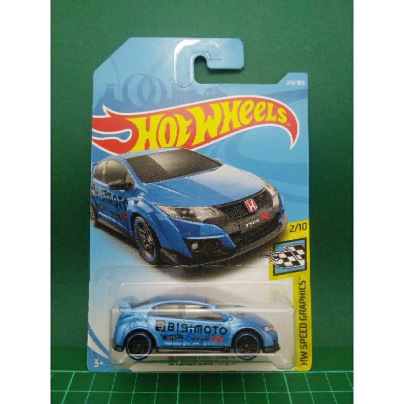Hot Wheels '16 Honda Civic Type R (Blue) | Shopee Malaysia