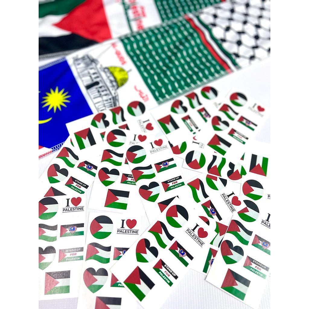 Sticker Transparent Muka / Pipi Palestine Murah | Shopee Malaysia
