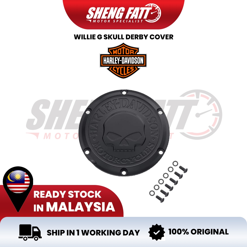 Harley Davidson Willie G Skull Derby Cover 25700744 | Shopee Malaysia