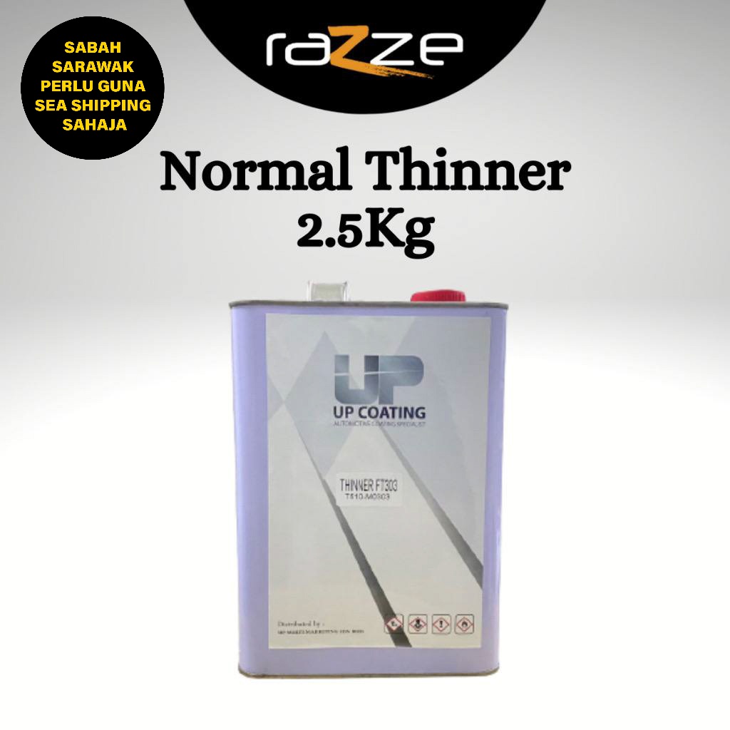 UP Coating Normal Thinner/ Bancuh Cat/Primer/Cuci Spray Gun/2.5kg ...