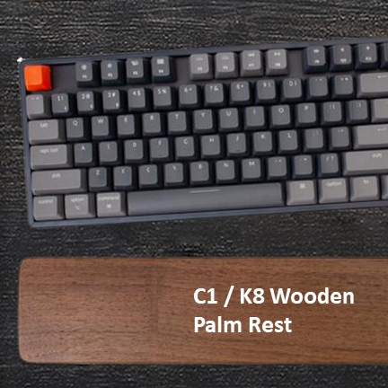 Keychron K2 / K3 / K6 / K7 / K8 / K10 / K12 / C1 / C2 / Q1 / Q2 Keyboard Wooden Palm Rest ...