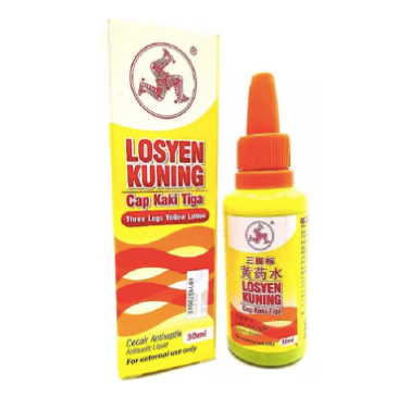 Three Legs Yellow Lotion 30mL/Losyen Kuning (Antiseptic Liquid ...