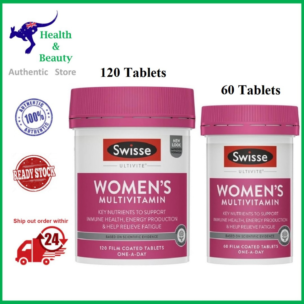 SWISSE Women's Ultivite Multivitamin (60 / 120 Tablets) 60's | PGMall