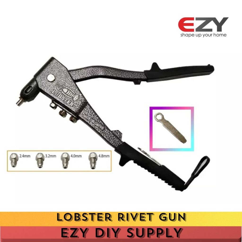 HEAVY DUTY LOBSTER Hand Riveter Kit RIVET GUN | Shopee Malaysia