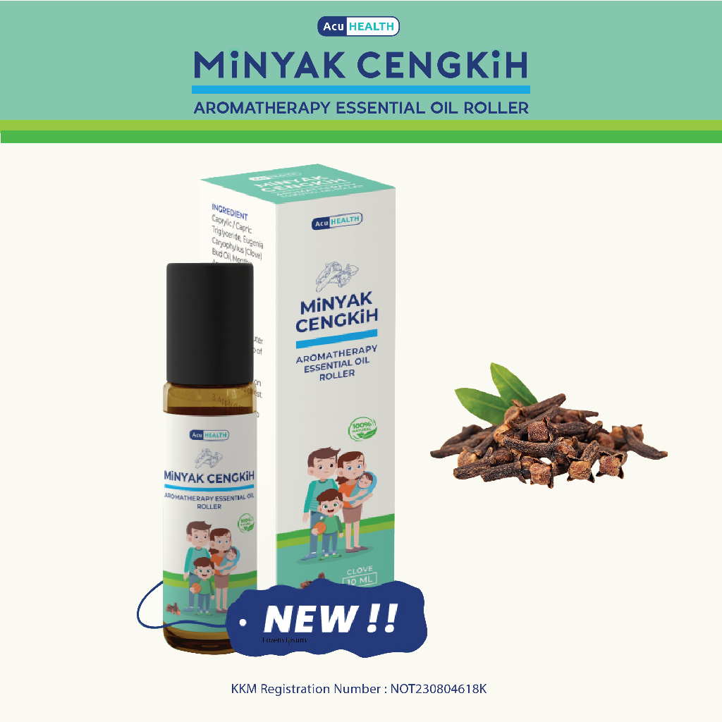 (10ml) ACUHealth Minyak Cengkih batuk kahak pening kepala Clove ...