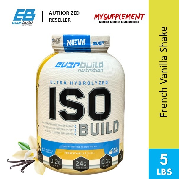 Everbuild Iso Build 5lbs ( 100% hydrolyzed whey protein isolate / hydro ...