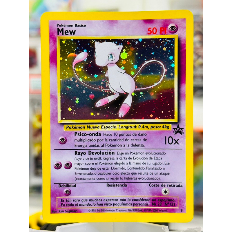 Pokemon Mew (Spanish) Holo Black Star Promo | Shopee Malaysia