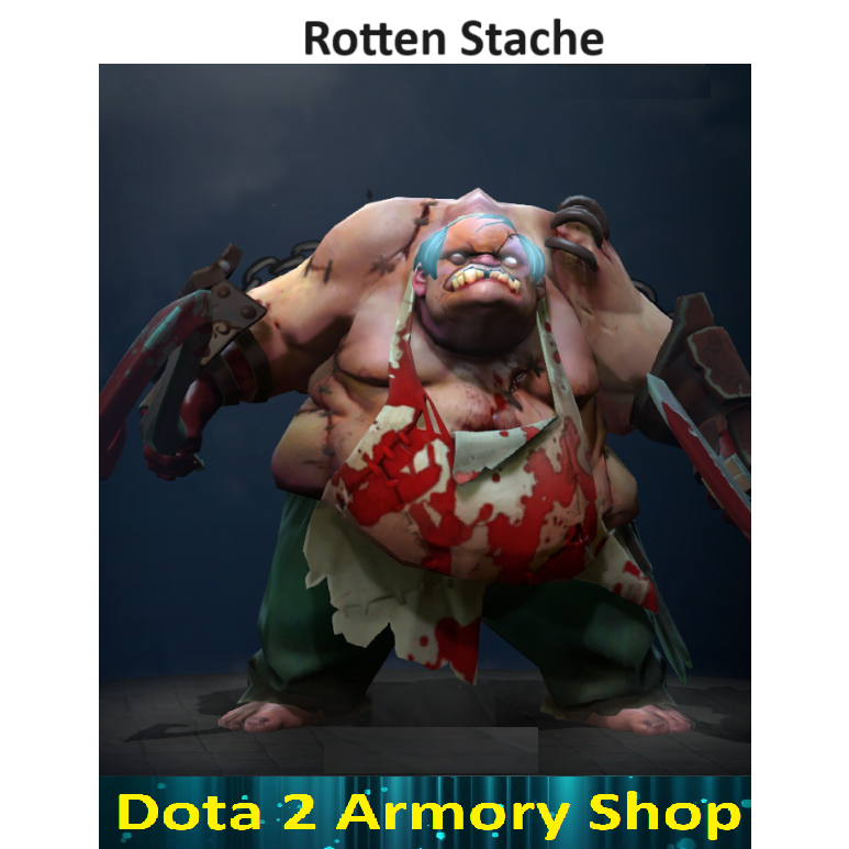 🔥 Dota2 Pudge (Butcher)🔥 Rotten Stache 🔥Legendary Single Item | Shopee ...