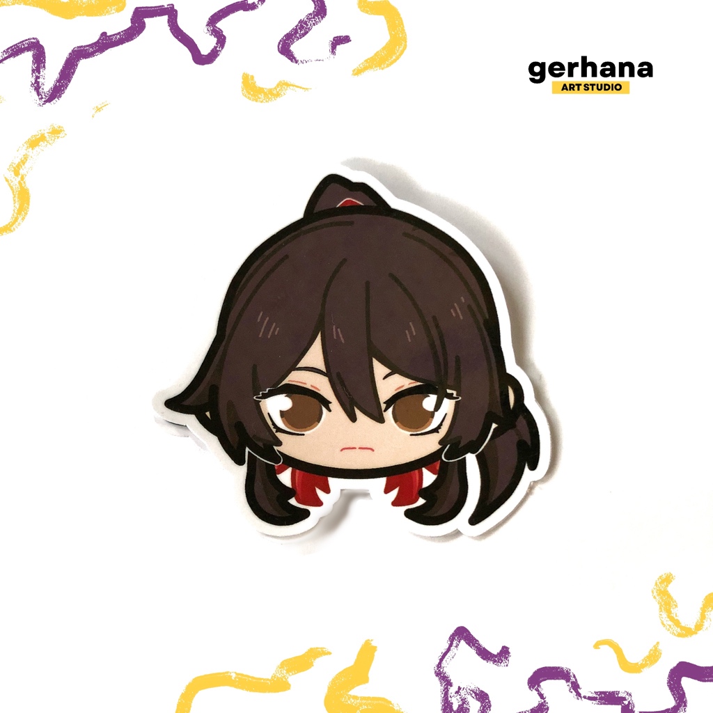 Hell's Paradise Chibi Sticker | Gabimaru Sagiri Yuzuriha Shion | Shopee ...