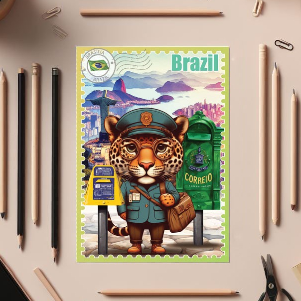 WonderPost Series 1 - Brazil 世界奇妙邮筒系列1-巴西 | Shopee Malaysia