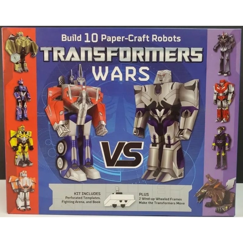 Transformers Wars Build 10 paper craft robots | Shopee Malaysia
