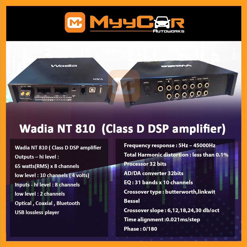 WADIA NT 810 (2160) - 10 channels DSP amplifier | Shopee Malaysia