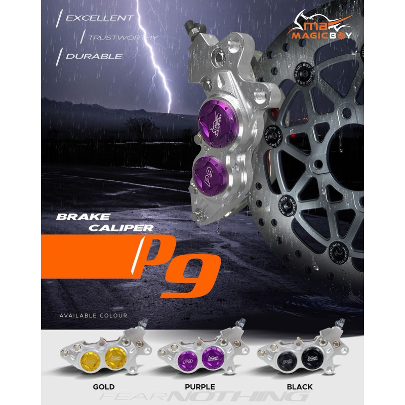 MAGIC BOY BRAKE CALIPER 4POT Y15/Y16/LC135/Y125Z/RS/RSX | Shopee Malaysia