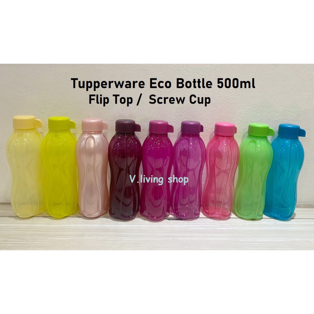 Tupperware Eco Bottle 500ml/ Kitchenware/ Drinking Bottle/ Botol Air ...