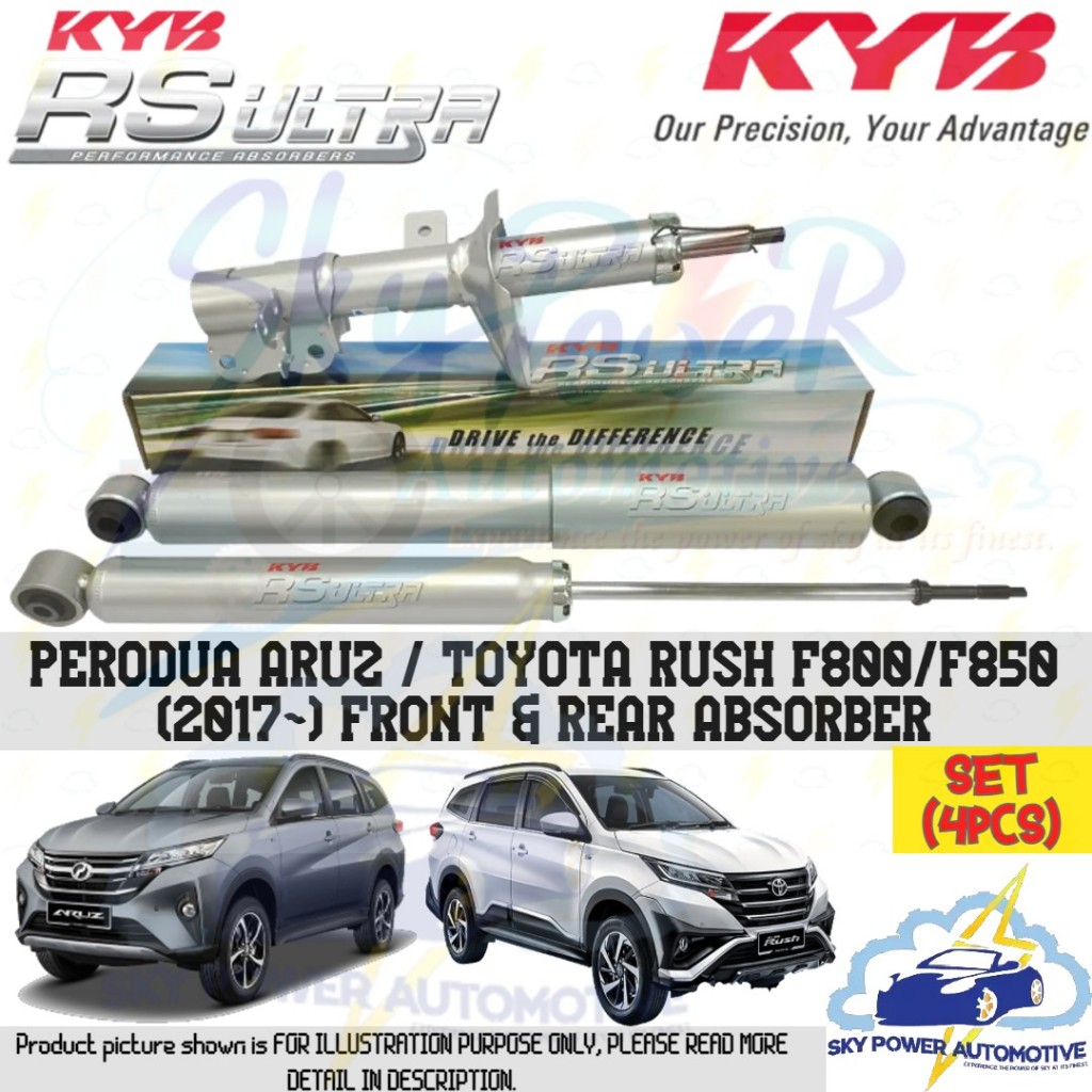 PERODUA ARUZ / TOYOTA RUSH F800 / F850 KAYABA KYB RS-ULTRA HEAVY DUTY ...