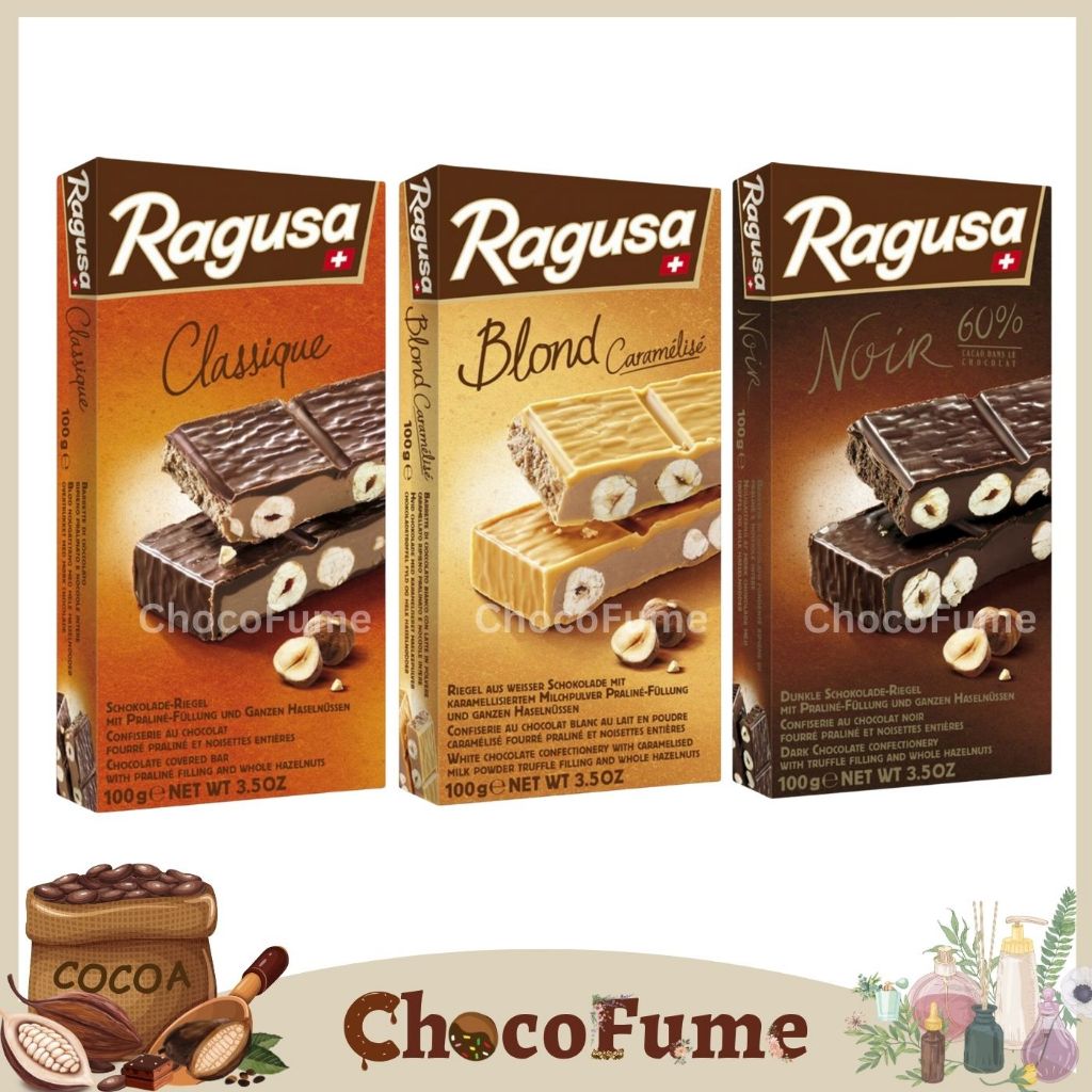 Camille Bloch Ragusa Hazelnut Chocolate Bar 100g | Shopee Malaysia