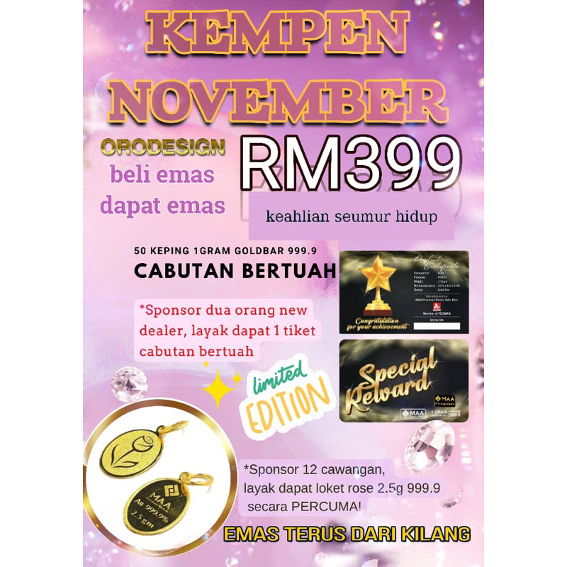 DAFTAR AHLI DEALER EMAS MAA By MIRAHA GOLD | Shopee Malaysia