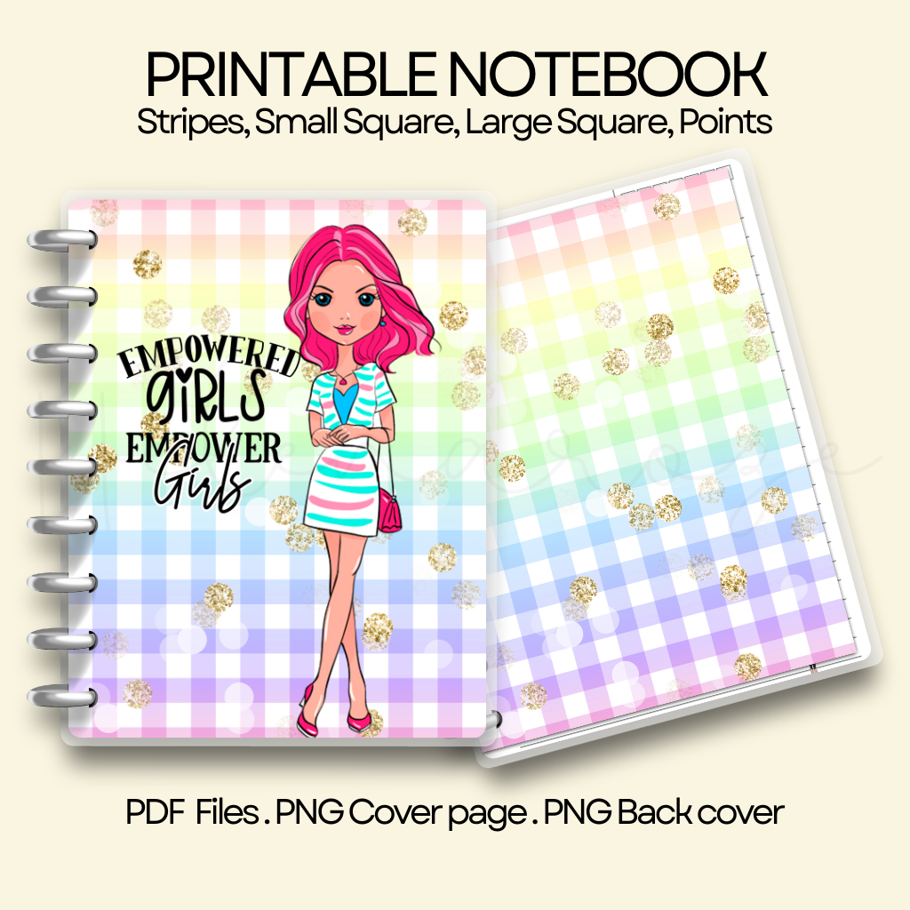Notebook, Notebook Cute, Note Book, Cute Notebook, Grid Notebook ...