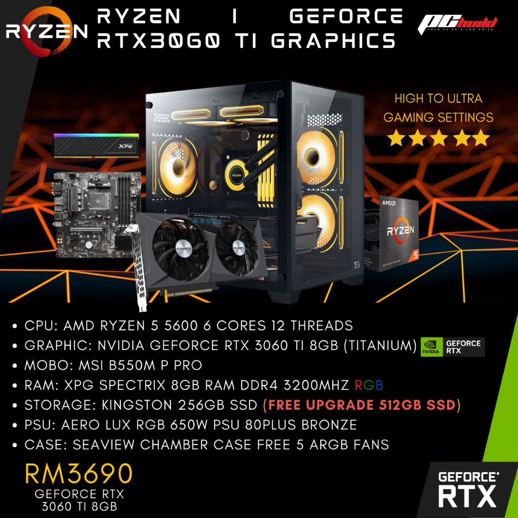 GAMING PC PC GAMING GAMING COMPUTER DESKTOP CPU | Shopee Malaysia