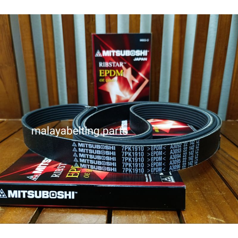 TOYOTA ESTIMA 2.4 ( ACR50/55 ) FAN BELT ( 7PK1910 ) MITSUBOSHI ORIGINAL ...