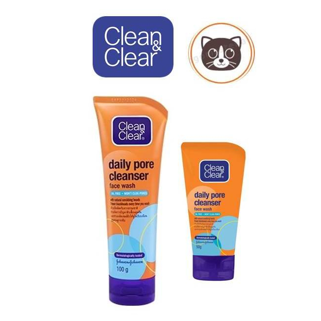 CLEAN & CLEAR® Daily Pore Cleanser 50G & 100G | Shopee Malaysia